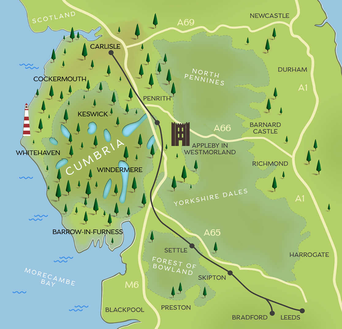 Directions to Appleby Castle | Appleby Castle Hotel Location