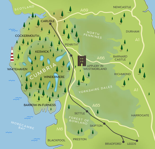Directions to Appleby Castle | Appleby Castle Hotel Location